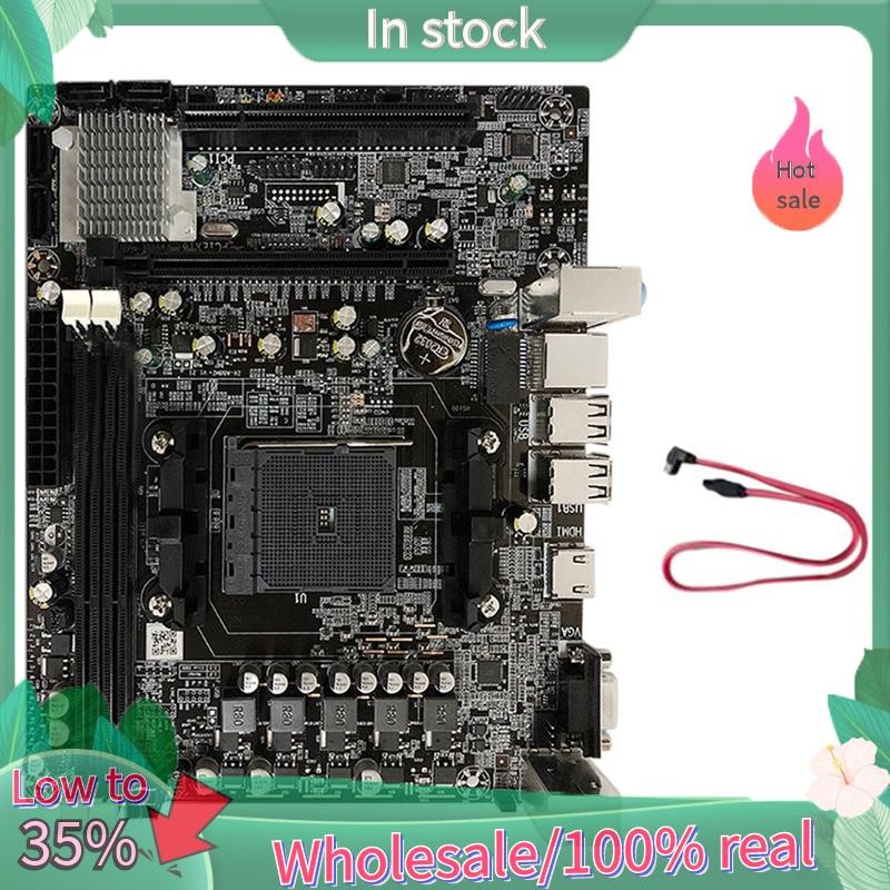 A88 Motherboard Fm2 + Cpu Interface DDR3 All Solid State Power Supply Desktop Computer Game ...