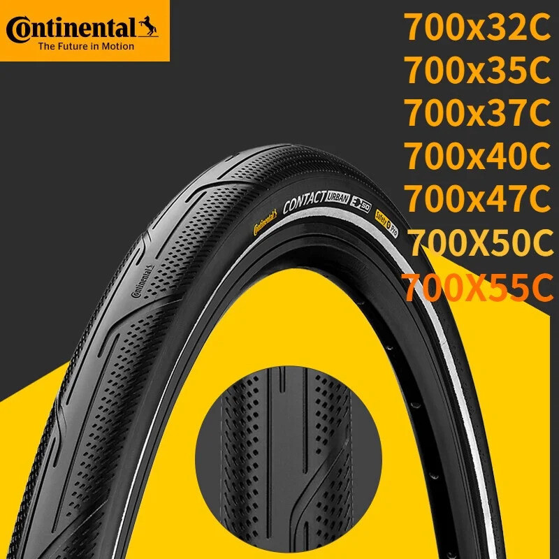Continental CONTACT URBAN 700*28C 32C 35C 37C 40C 45C 47C 50 55C Road Tire Steel Anti-collision ...