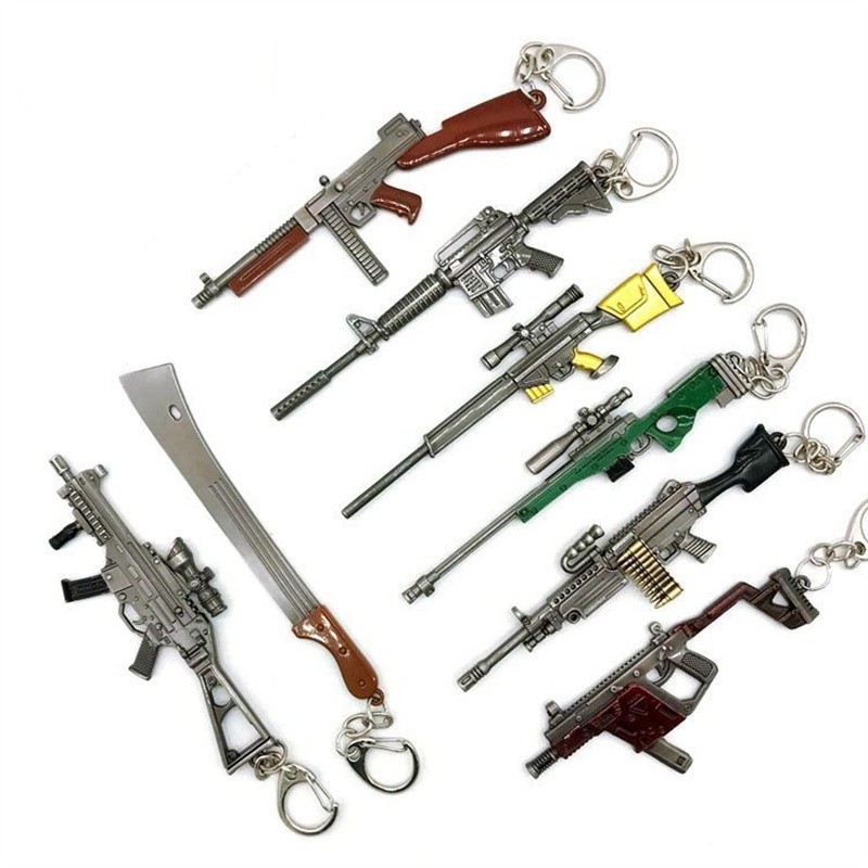 New Arrive Valorant Keychain Mini Knife Metal Gun Reaver M4 Ak Toy ...