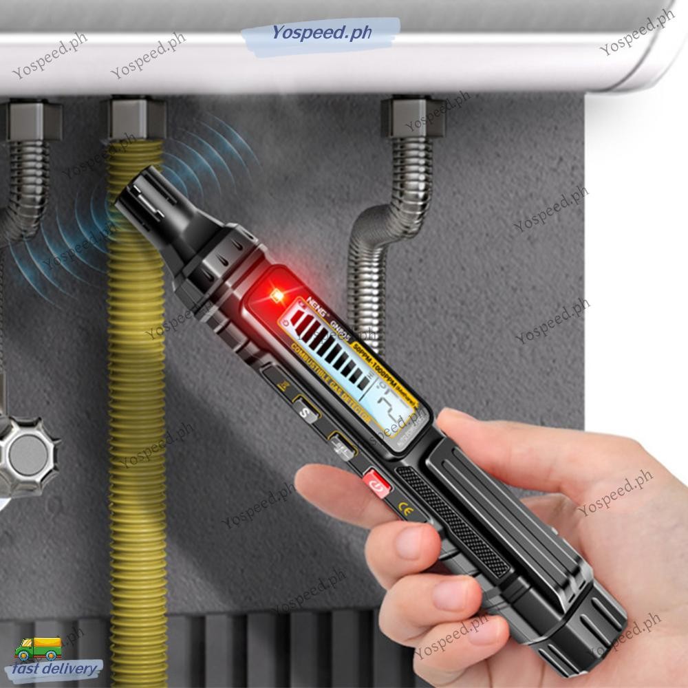 Combustible Gas Detector Natural Gas Leak Detector with Audible and ...