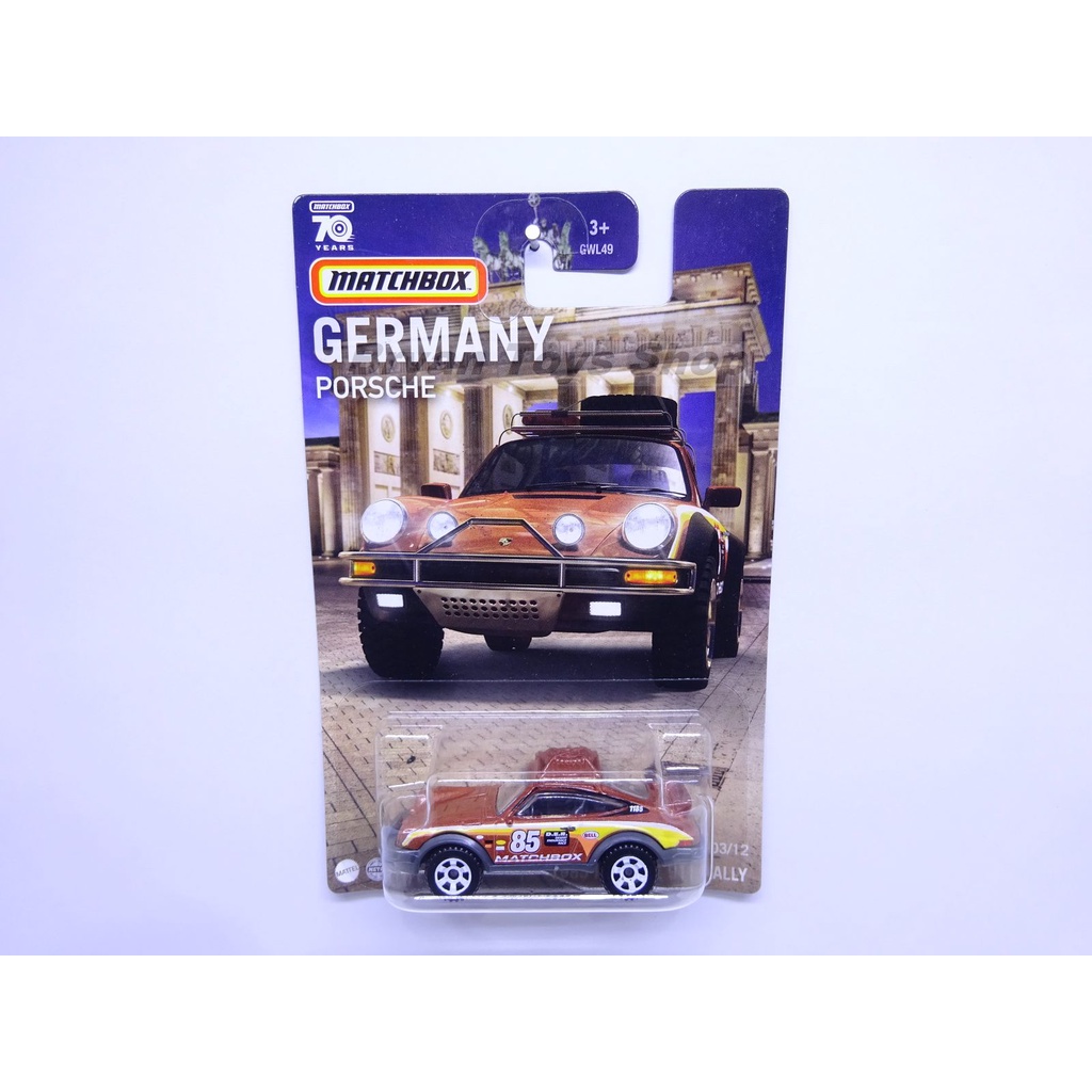 Matchbox Germany 70 Years 1985 Porsche 911 Rally | Shopee Philippines