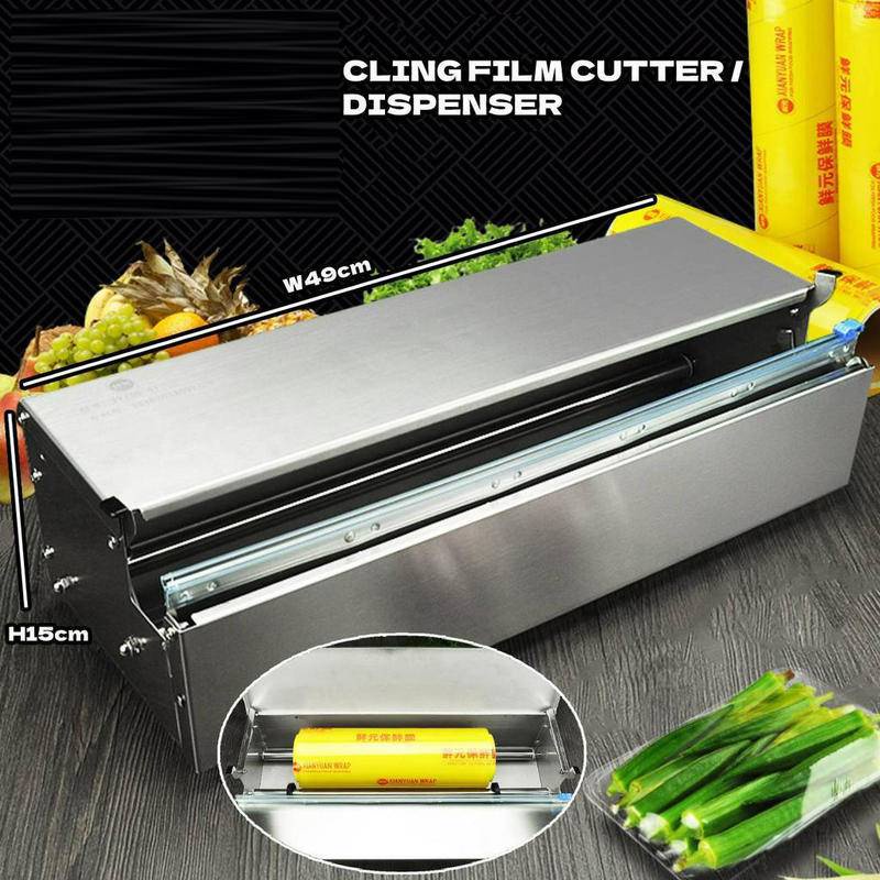 Stainless Cling wrap Cutter Machine for Supermarket/Food Packaging ...