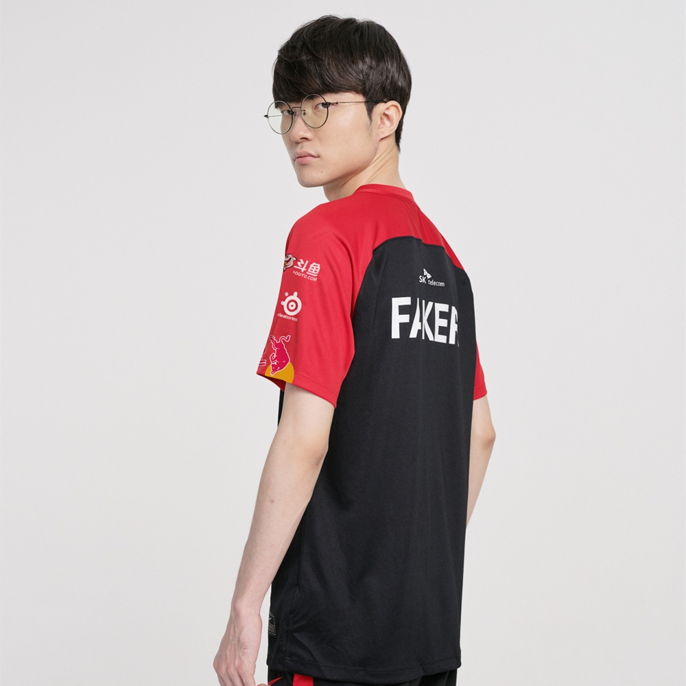 2023 T1 Uniform Home Jersey ，FAKER Same Shirt. League of Legends S13 Game T -shirt, CSGO Event ...