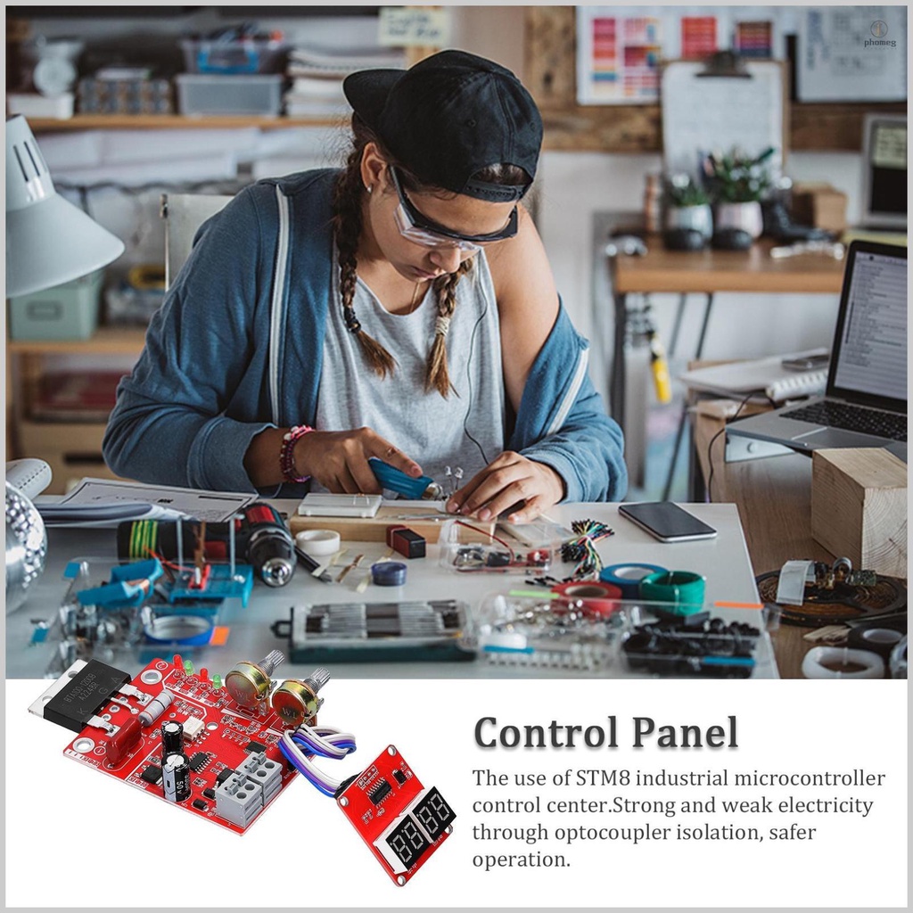 Portable Digital Display Spots Welding Machine Control Panel with Time ...