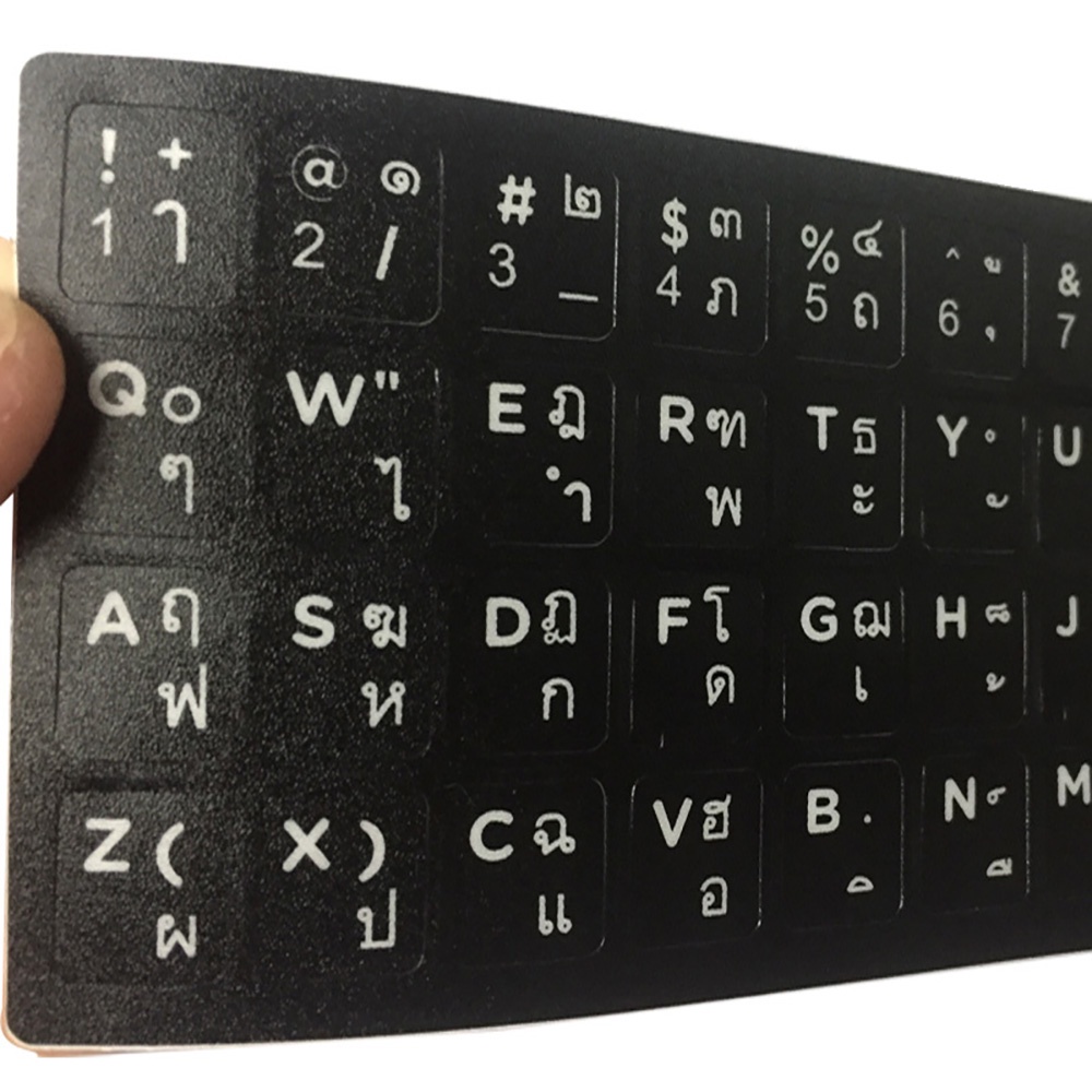 Thai/English Language 3M Keyboard Sticker 3 Types Of / | Shopee Philippines