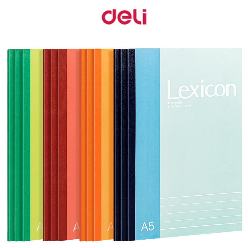 Deli BD123 5PCS A5 Wireless Binding Notebooks 18Sheets | Shopee Philippines