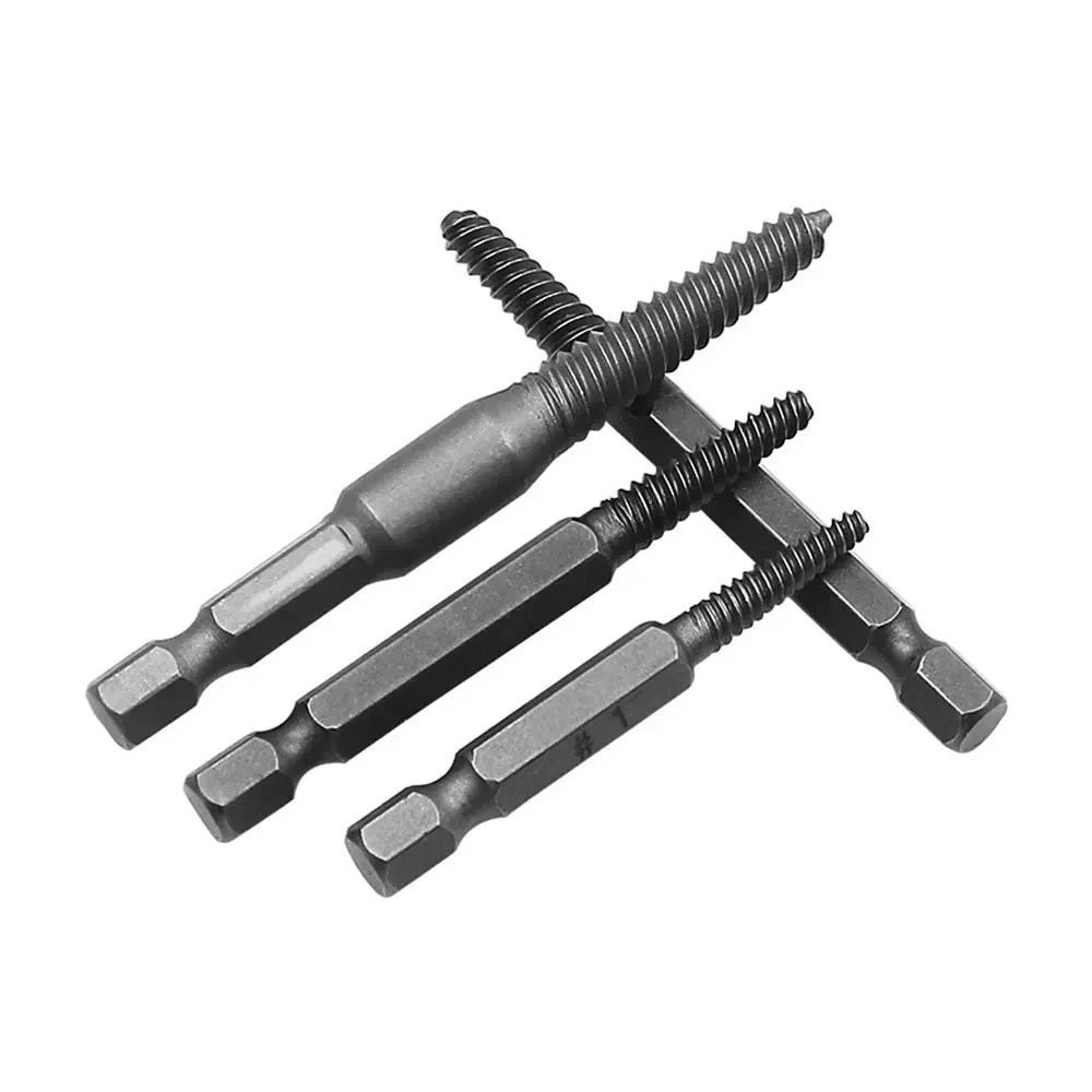 10pc Hexagonal Shank Broken Head Screw Extractor Screw Broken Head ...