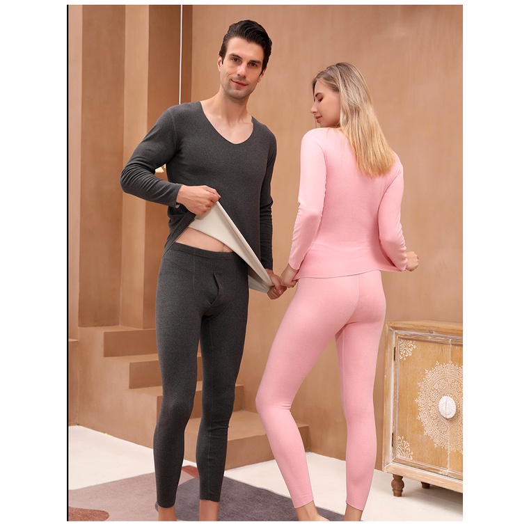 Seamless Lingerie Thermal Underwear Sets Long Sleeve Innerwear Women ...