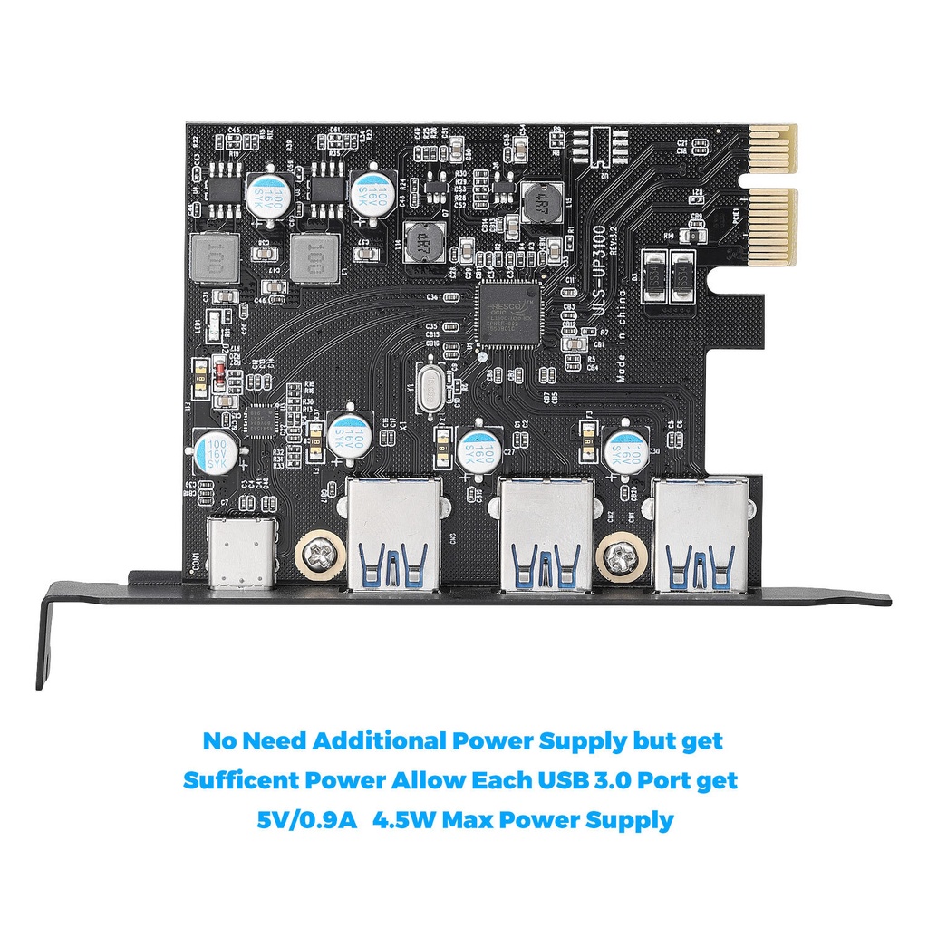 Type-C USB3.1PCI-E to USB3.0 Adapter Card Extended Card Chassis ...