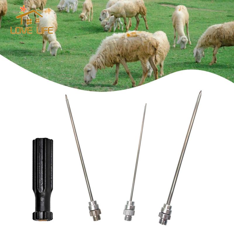 [Whfashion] Livestock Trocars Sheep Cow Equine Portable Cannula Goats ...