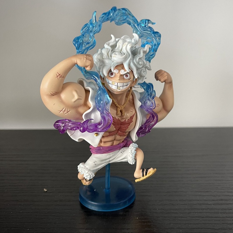 One Piece Luffy Gear 5 Action Figure Mini Cute Monkey D.Luffy Gear ...
