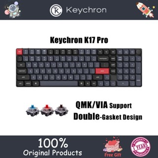 Keychron K17 Pro QMK/VIA Wireless Bluetooth Ultra Thin Low Switch 96% ...
