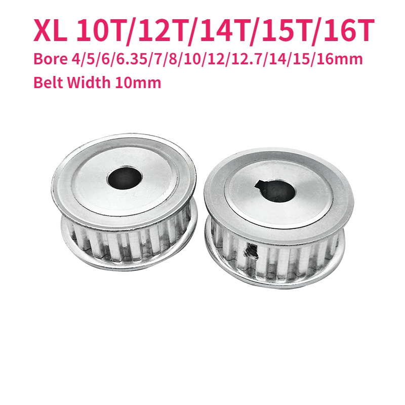 1pcs XL Timing Pulley 10T/12T/14T/15T/16 Teeth Bore 4/5/6/6.35/7/8/10 ...