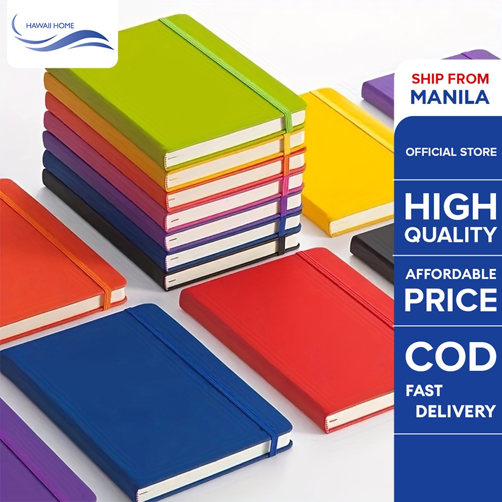 Hawaii Home Mini Moleskin Rubber Diary Notebook with Strap String Lock ...