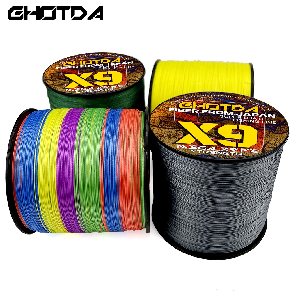 New 12/9 Strand Raid Braided Fishing Line 300M 500M Japanese PE ...