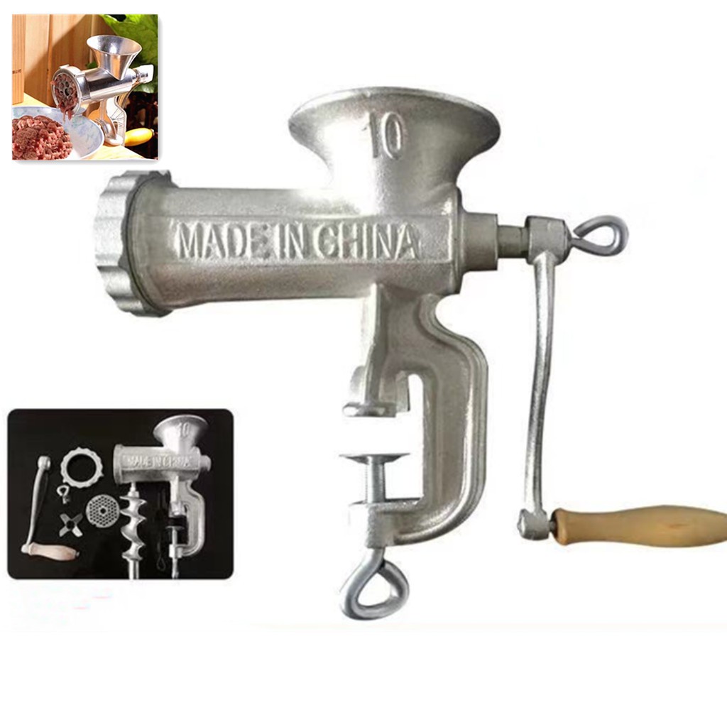 ♞Heavy Duty Hand Operated Meat Grinder Meat Mincer Beef Noodle Pasta ...