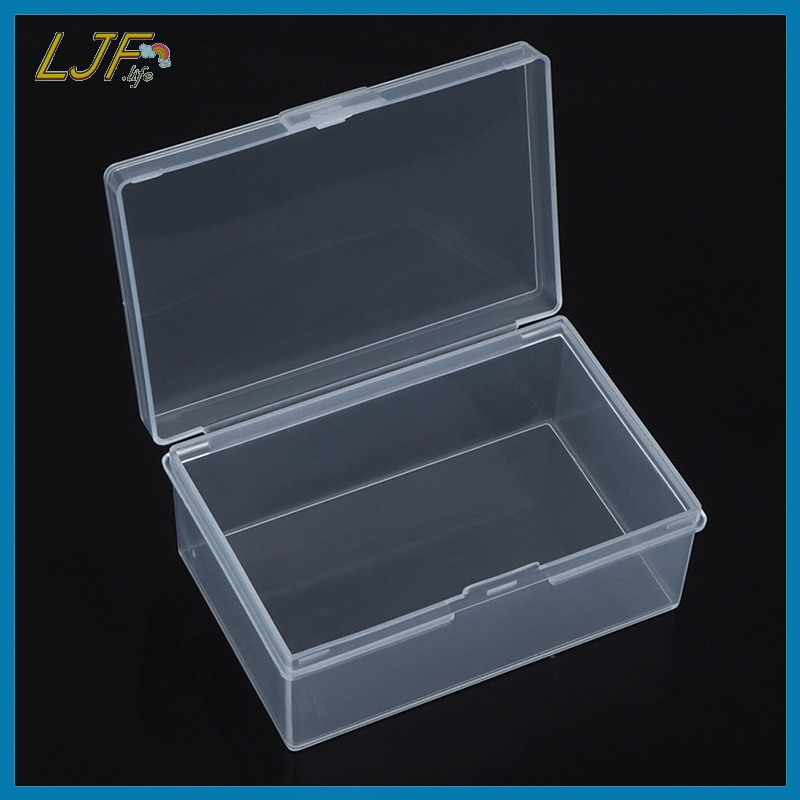 LJF Plastic Box Rectangular Plastic Transparent With Lid Storage Box ...