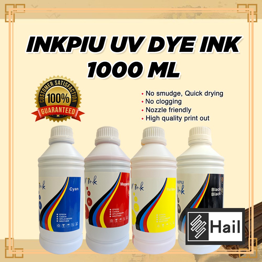 ♞UV DYE INK Universal Dye Ink 1000ml INKPIU 1 Liter Refill Ink (C/M/Y/K ... ♞UV DYE INK Universal Dye Ink 1000ml INKPIU 1 Liter Refill Ink (C/M/Y/K ...