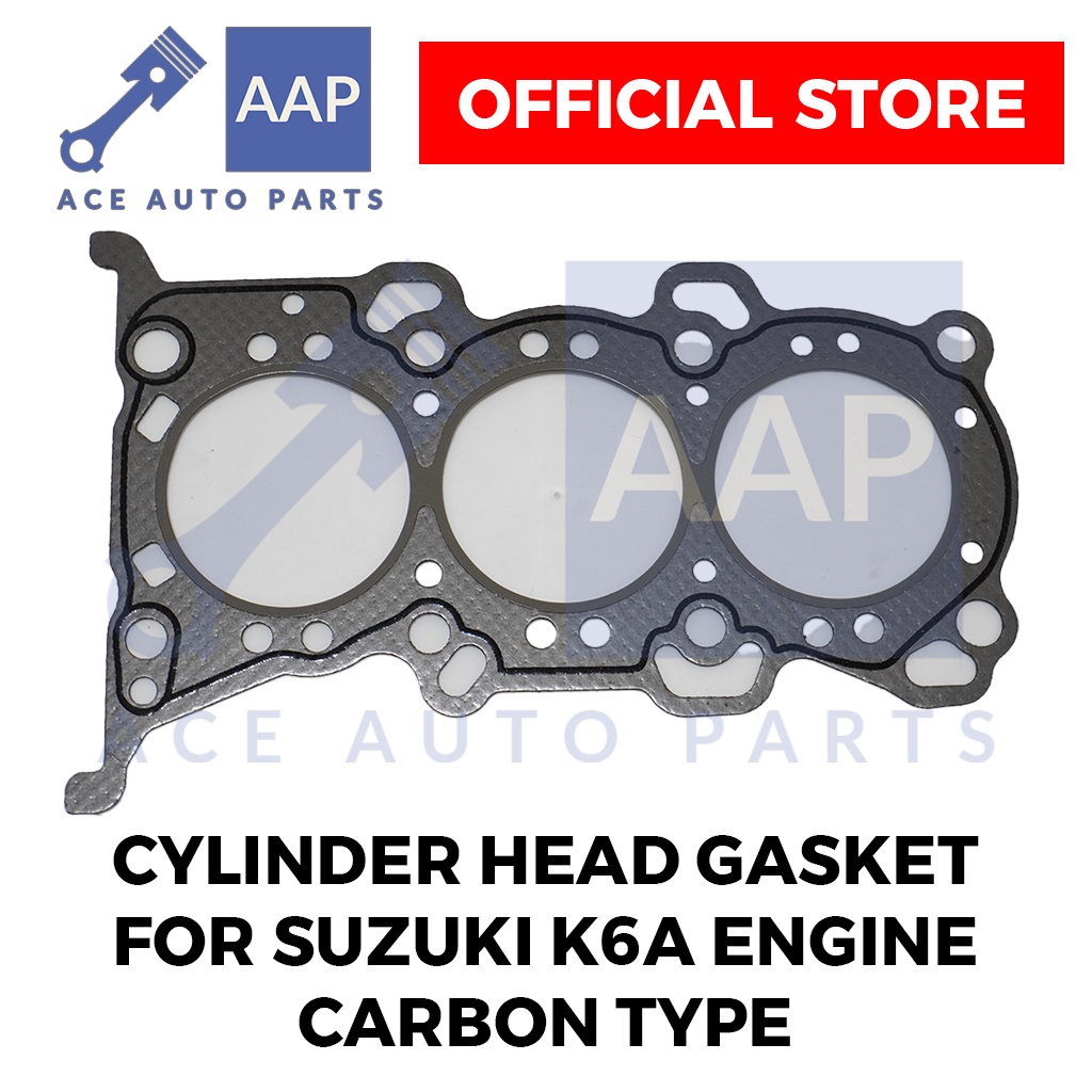 Suzuki K6A Cylinder Head Gasket Carbon Type Heavy Duty DA62 DA63 DA63T ...