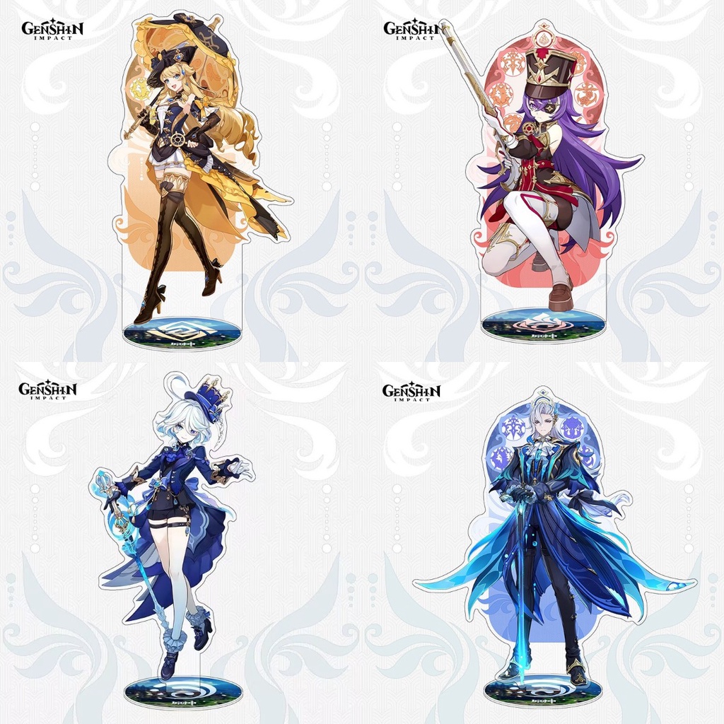 Genshin Impact Chevreuse Navia Focalors Charlotte Acrylic high ...