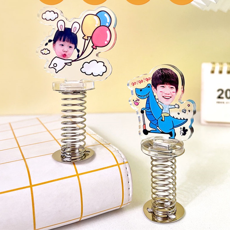 Customized Acrylic Shaker Standee Spring Bobble Head Doll Stand Custom ...