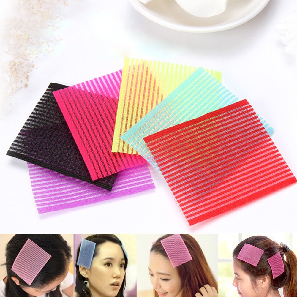 10 Pcs Set Hair Velcro Pad Magic Paste Bangs Sticky Bangs Puffy Hair ...