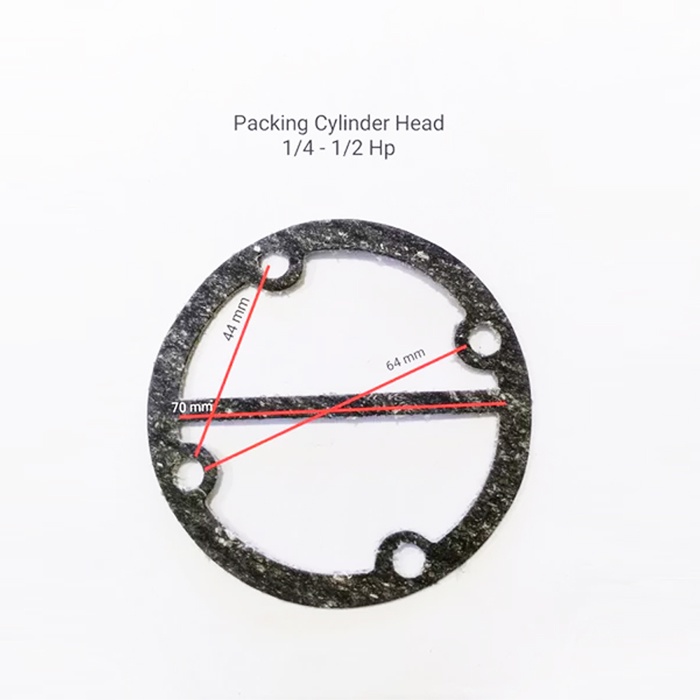 Packing Gasket Cylinder Head Air Compressor Shark 1/4 Hp - 1/2 Hp ...