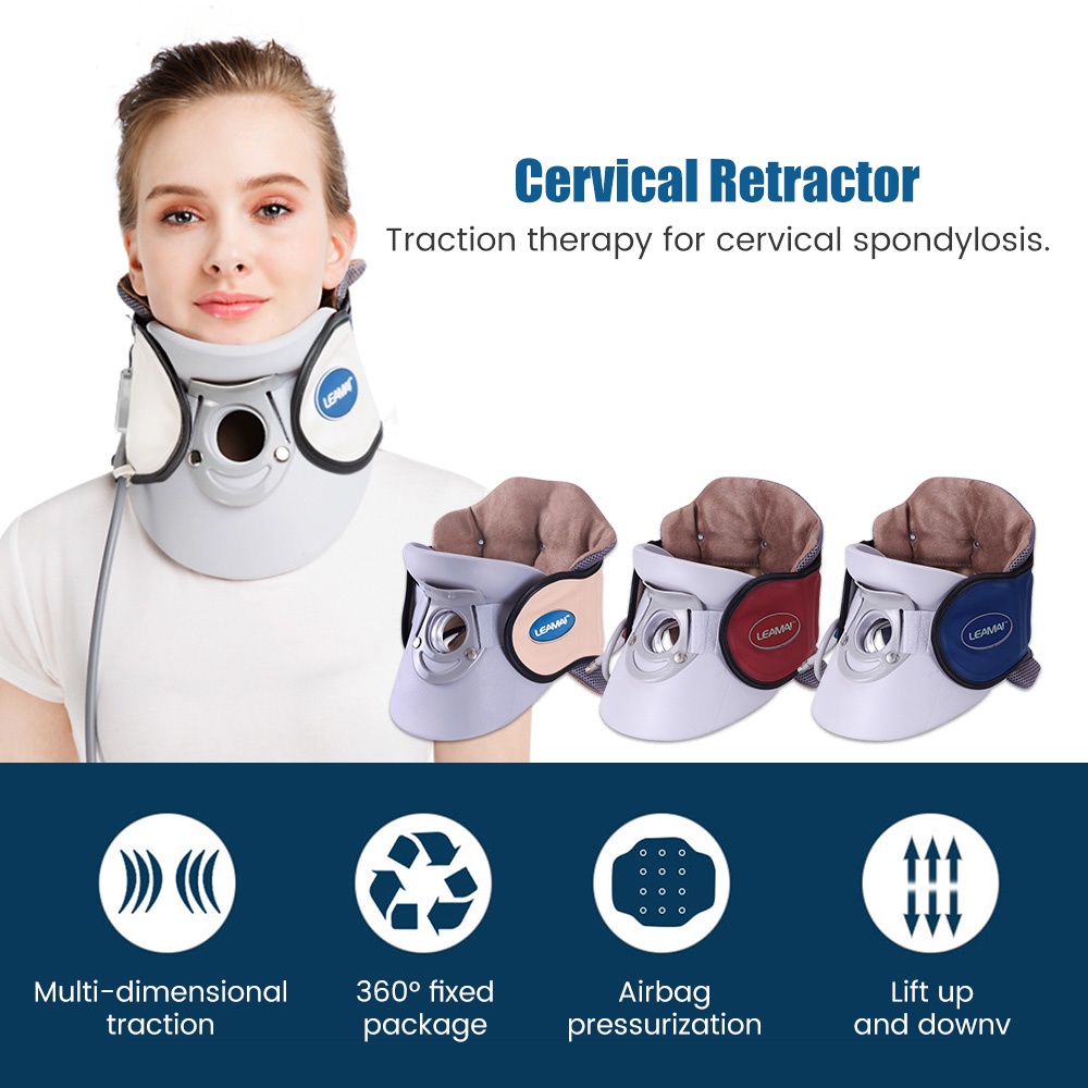Neck Retractor Cervical Traction Device Neck Stretcher Adjustable Neck ...