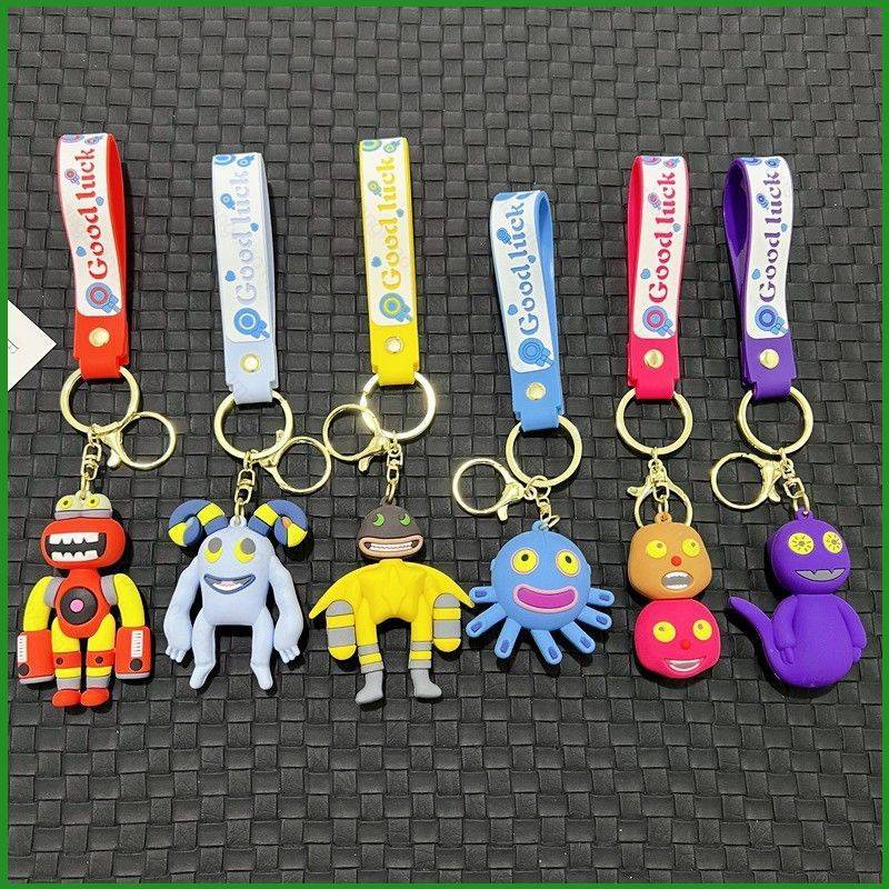 ZX My Singing Monsters Dolls Keychain Gift For Kids Backpack Pendant ...