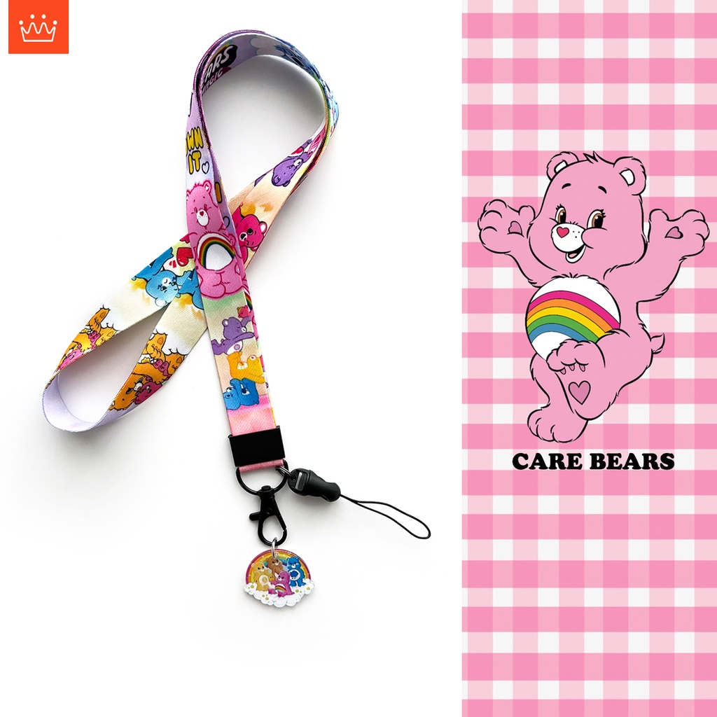 J· Care Bears Lanyard Cartoon Hanging Rope ID Card Strap Name Tags Neck ...