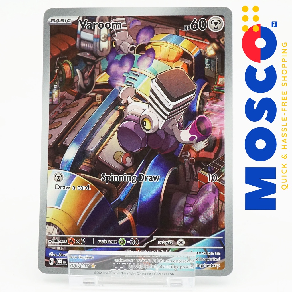 Varoom - 206/197 - Illustration Rare Obsidian Flames | Pokemon TCG ...