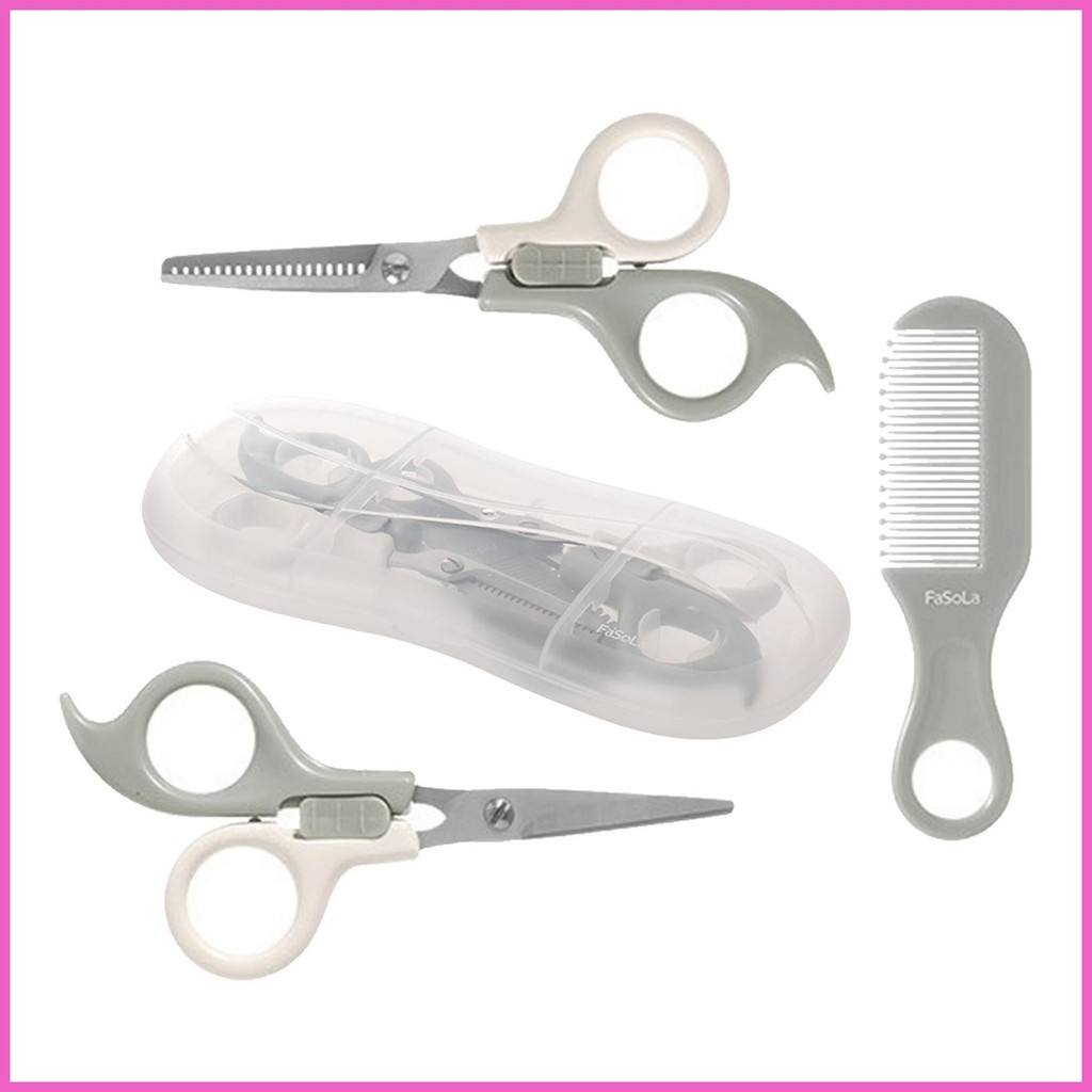 Professional Baby Safety Scissors Set Kids Hair Cutting Scissors ...