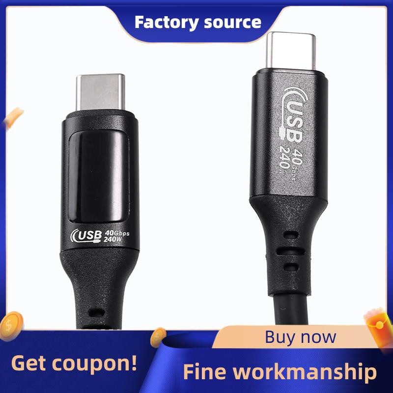 USB4 40Gbps PD240W USB C to USB C Data Cable USB-C to Type-C Cable ...