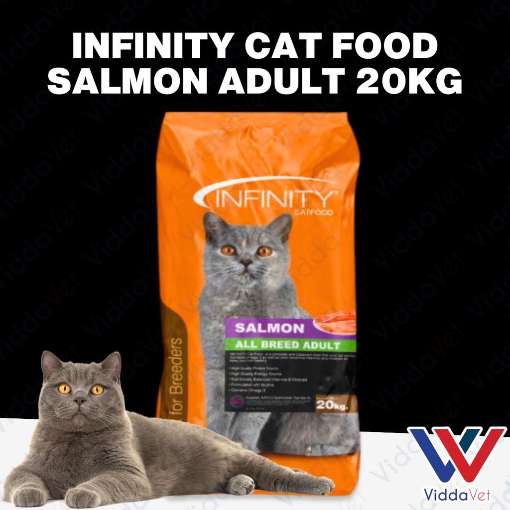 INFINITY Salmon Feast Cat Food Adult Formula, 20kg | Shopee Philippines