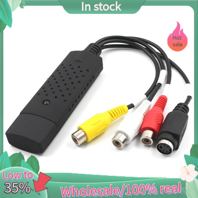 USB Video Capture Card, Audio Video Converter Grabber for RCA to USB ...