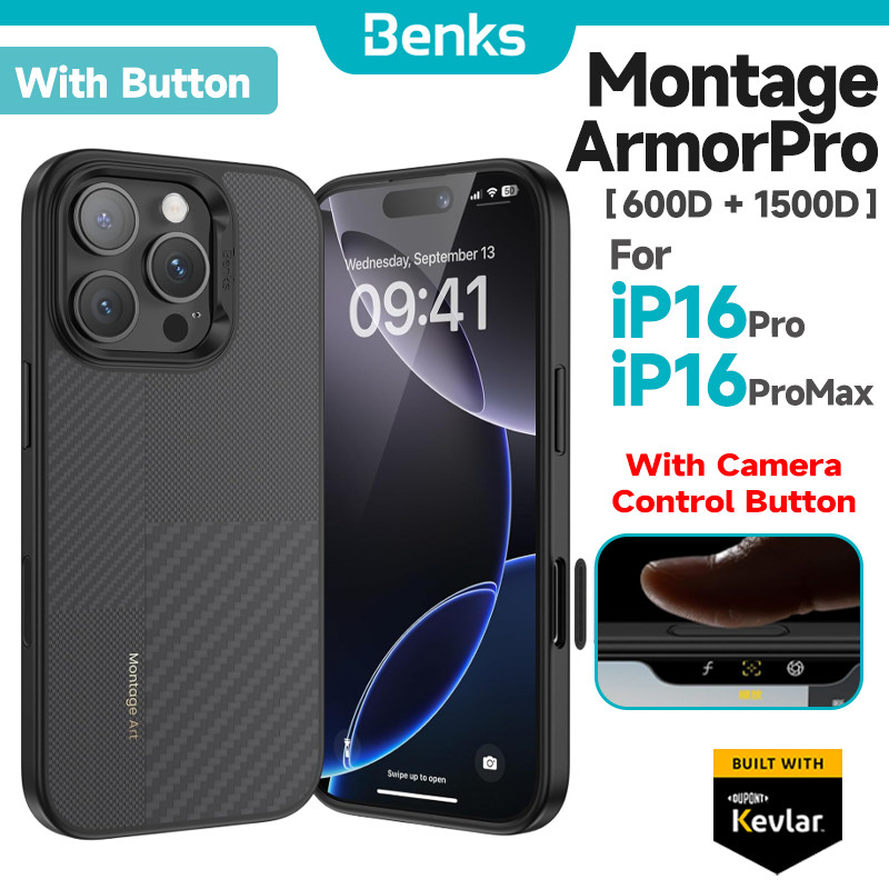 [Benks Official] Benks with Camera Button Magnetic Montage ArmorPro ...