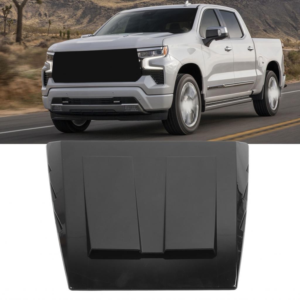 Wowowi POCREATION Car Air Intake Bonnet Vent Cover Glossy Black Hood ...