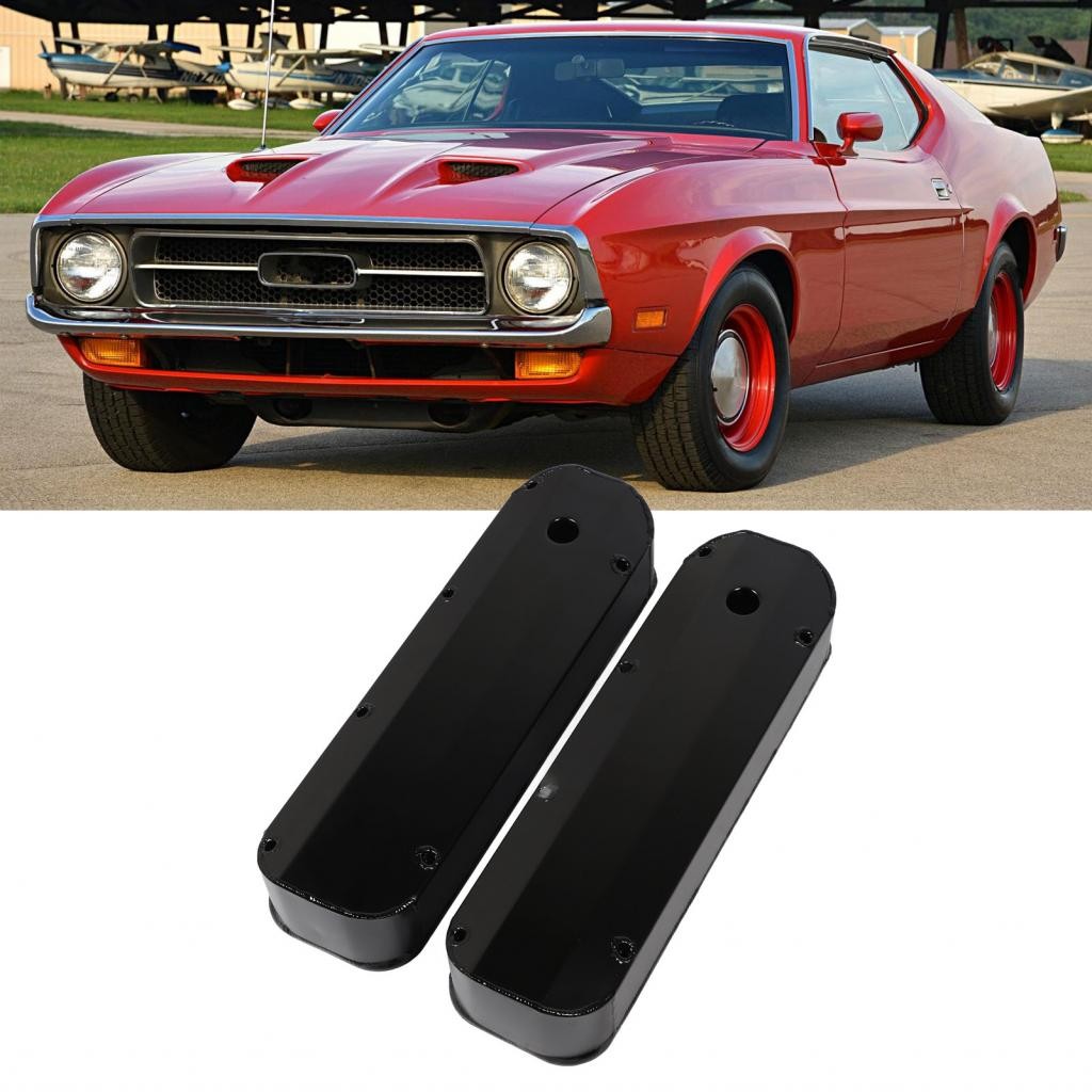 Rubikcube Tall Valve Covers Smooth Aluminium Alloy Engine Set for Big ...