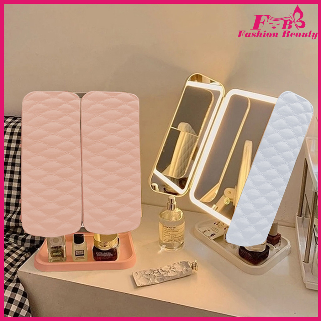 Portable Vanity Mirror with LED Lights 3 Color Lighting Touch Control ...