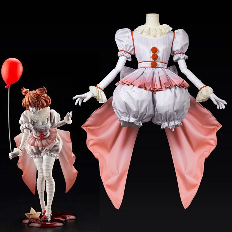 Stephen King's It cos Pennywise cosplay Halloween anime clothing ...
