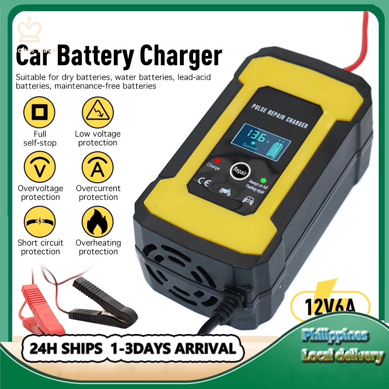 Smart Automatic Car Battery Charger 12v Heavy Duty And Repair Original ...