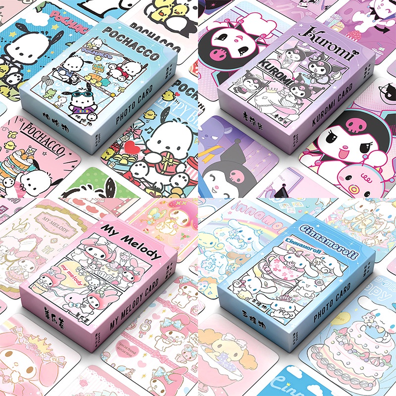 [Ready stock]50PCS Sanrio Laser Lomo Card Kpop Photocard Cute Carton ...