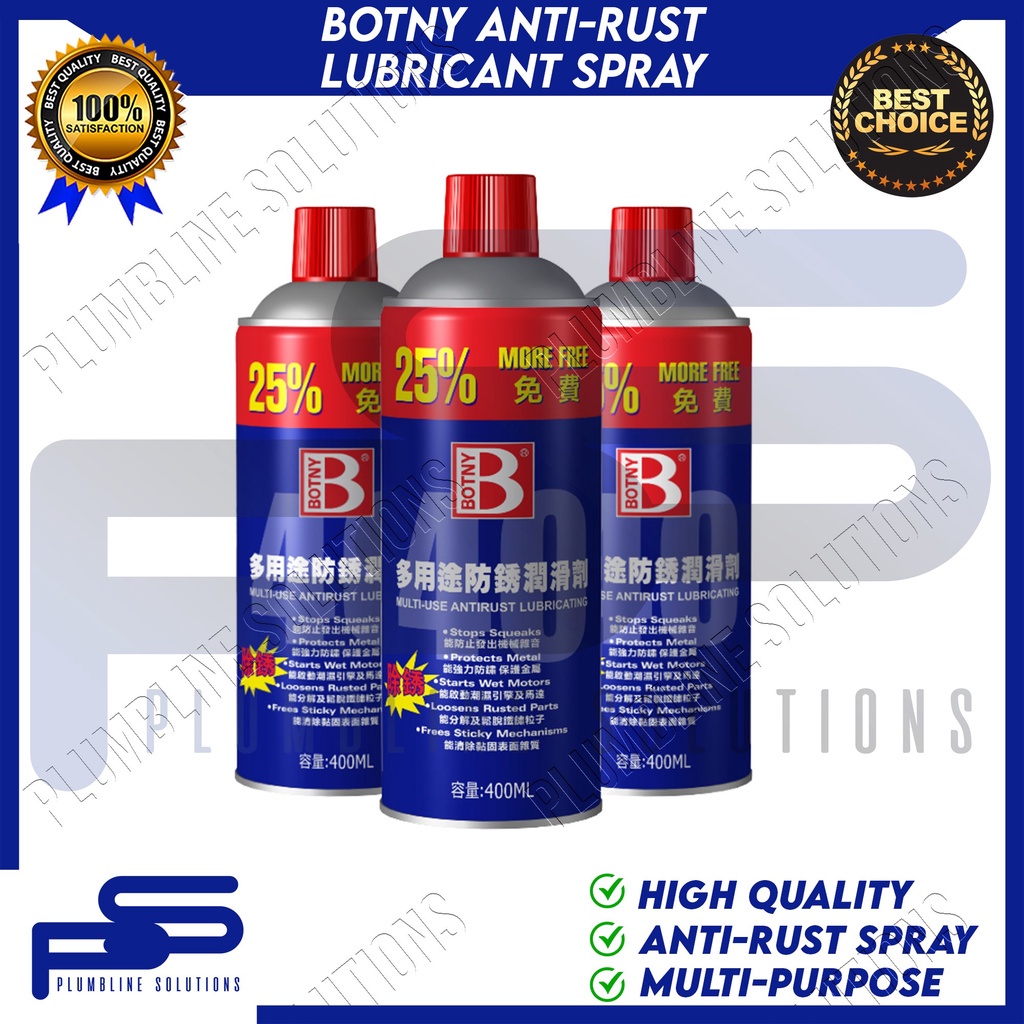 Anti-Rust Spray De-rust Spray Clean Rust Big Size 400ml Rust Remover ...