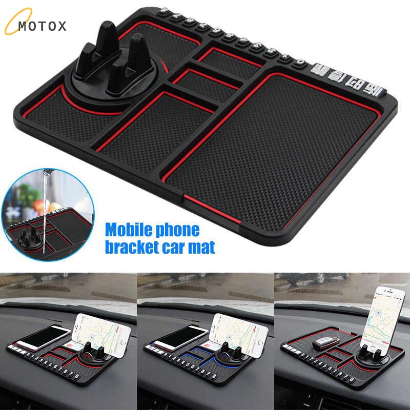 Car Dashboard Anti Slip Mat Sticky Pad GPS Mobile Phone Holder Stand ...
