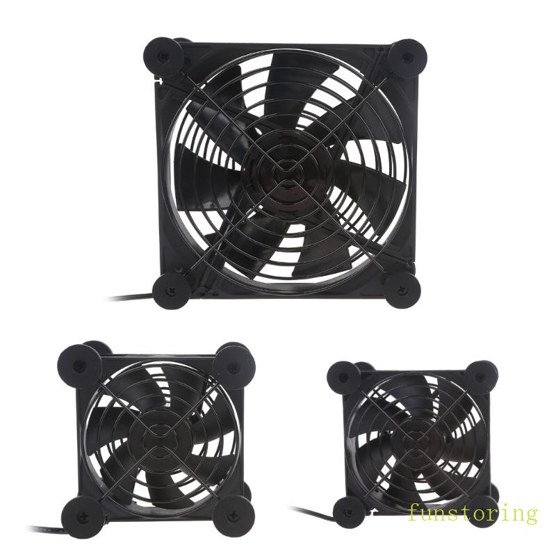 FUN Airflows Cooling Fan for Router Modem Receiver TV Box 5V USB Port ...