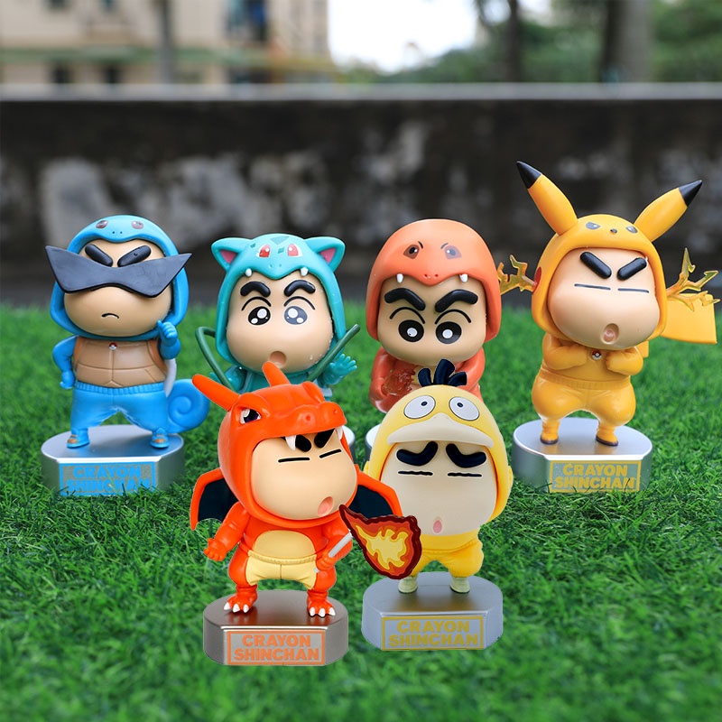 Crayon Shin-chan Nohara Shinnosuke Cos Pikachu Cosplay Pokemon Cartoon ...