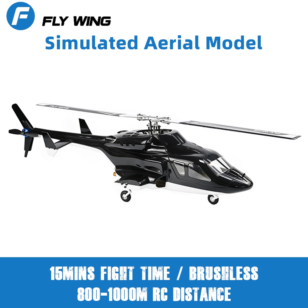 FLY WING Airwolf Scale RC Helicopter 6CH Smart GPS Remote Control ...