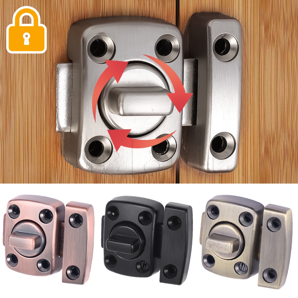 [ New ]Surface Mounted Door Bolt Lock Buckle Hardware / Zinc Alloy Left ...