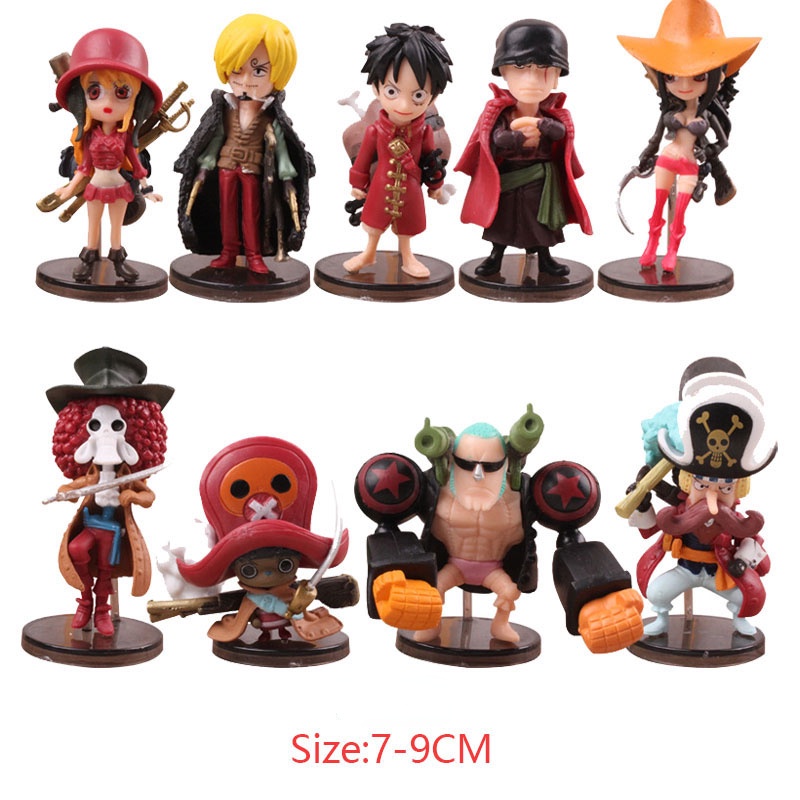 New One Piece Figure Set 5 Pcs Nika Luffy GEAR 5 Sun God Zoro Chopper ...