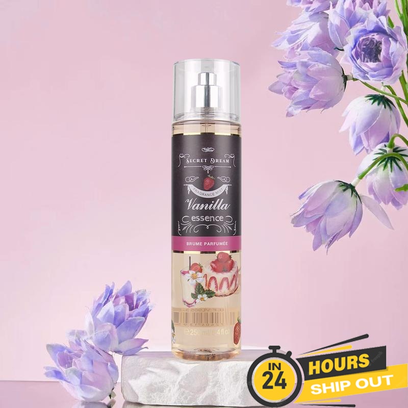 Secret Dream 250ml Unisex Cologne Body Mist Perfume Vanilla Essence ...